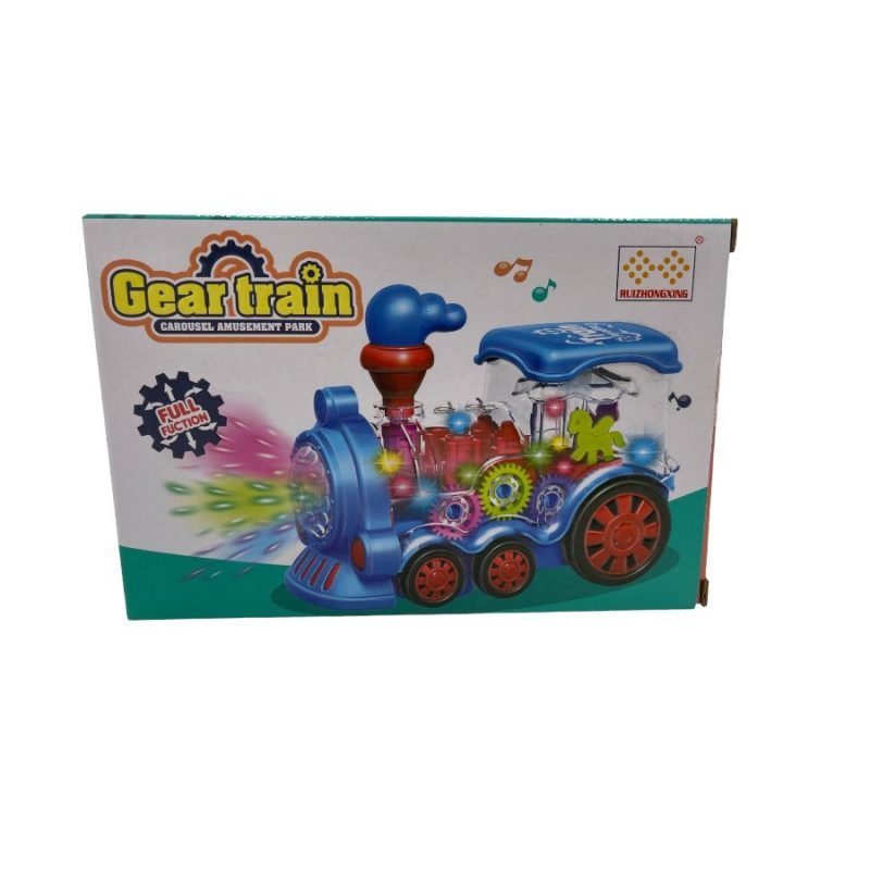Electric Toy Train for Kids – Light and Music Railway Toy