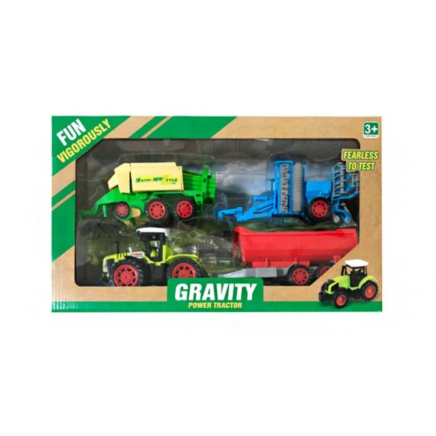 Trailer High Speed Gravity Power Toy Tractor | SDAMX
