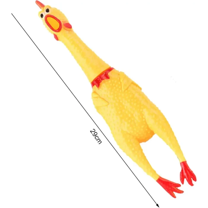 Rubber Chicken Toy – Squeaky Novelty Fun UK